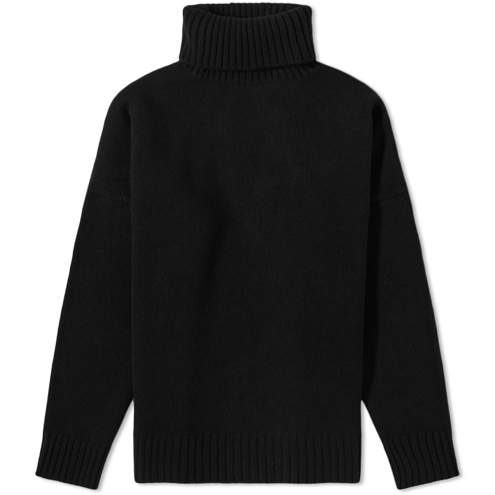 Harmony Windy Roll Neck Knit Black | END. (GB)