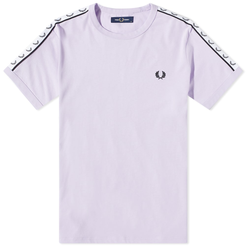 Fred Perry Taped Ringer T-Shirt Lilac Soul | END. (GB)