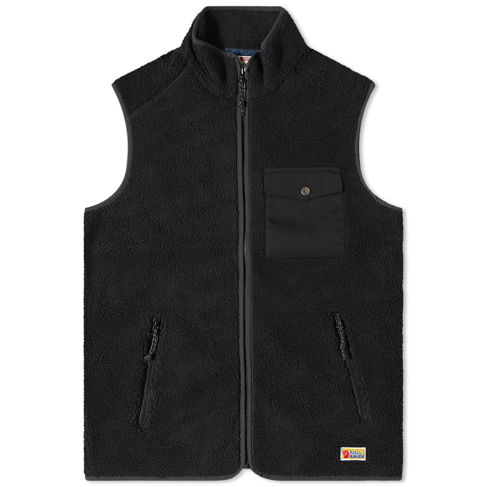 Fjällräven Vardag Pile Fleece Vest Black | END. (KR)