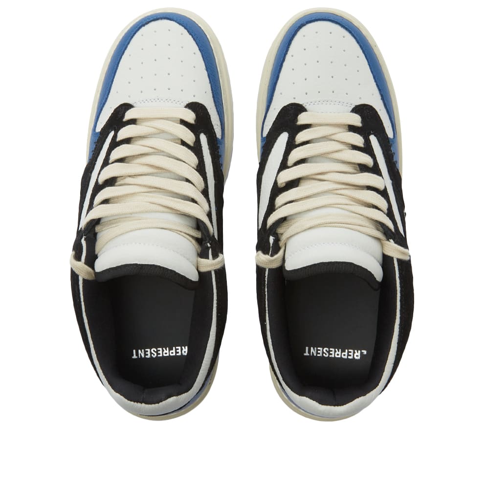 Represent Reptor Low Sneaker Black & Cobalt Blue | END. (NZ)