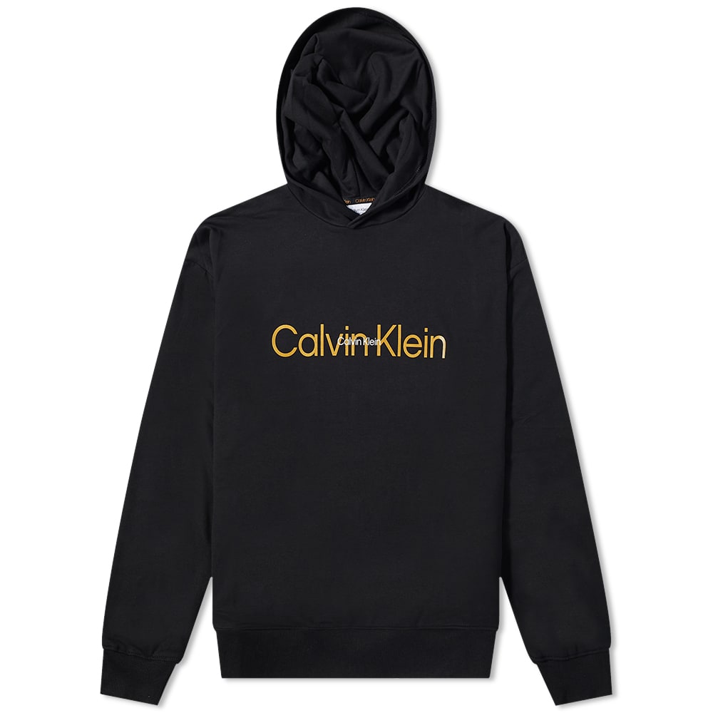 CK Underwear Centre Logo Hoodie Black | END.