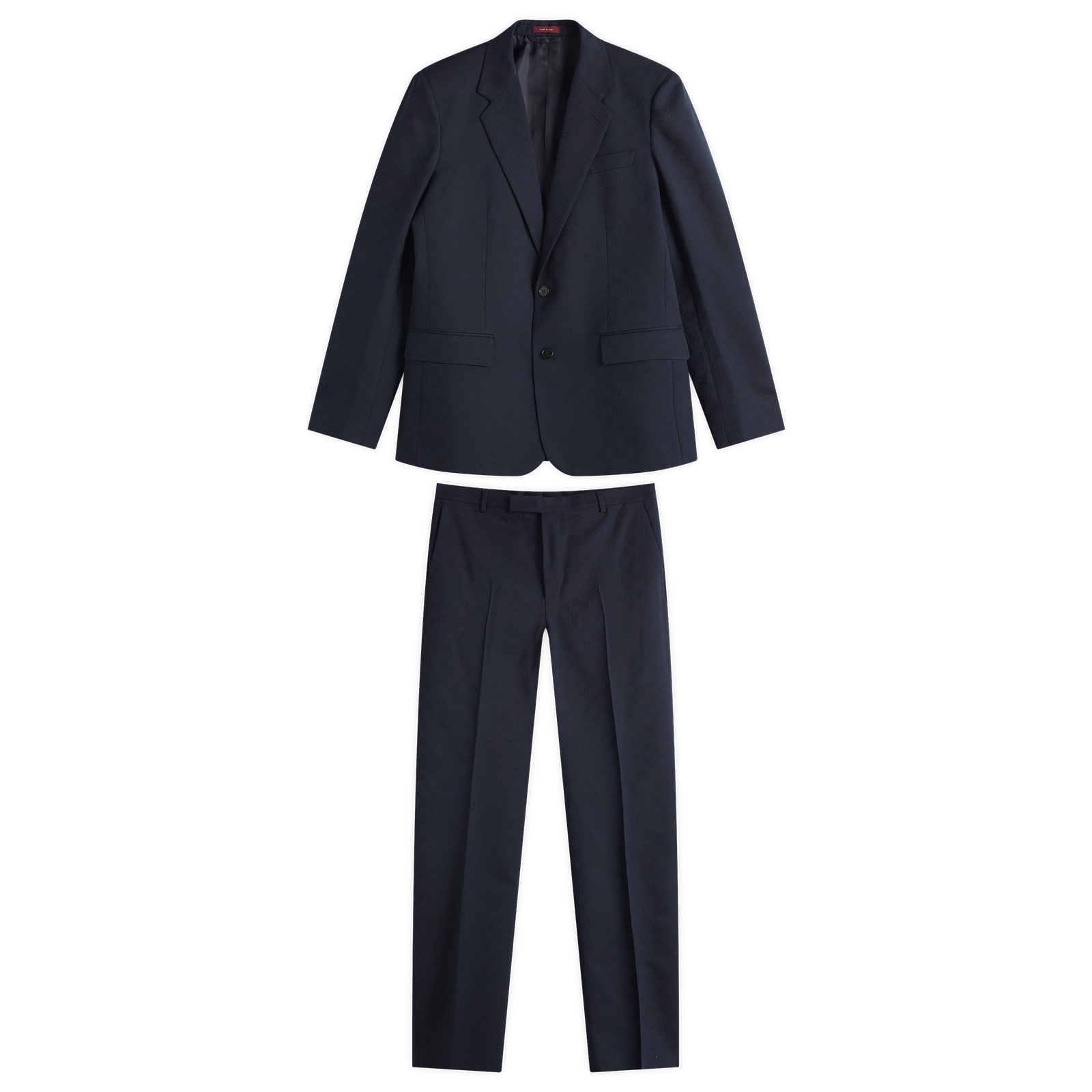 Gucci GG Wool Jacquard Suit Ink | END. (GB)
