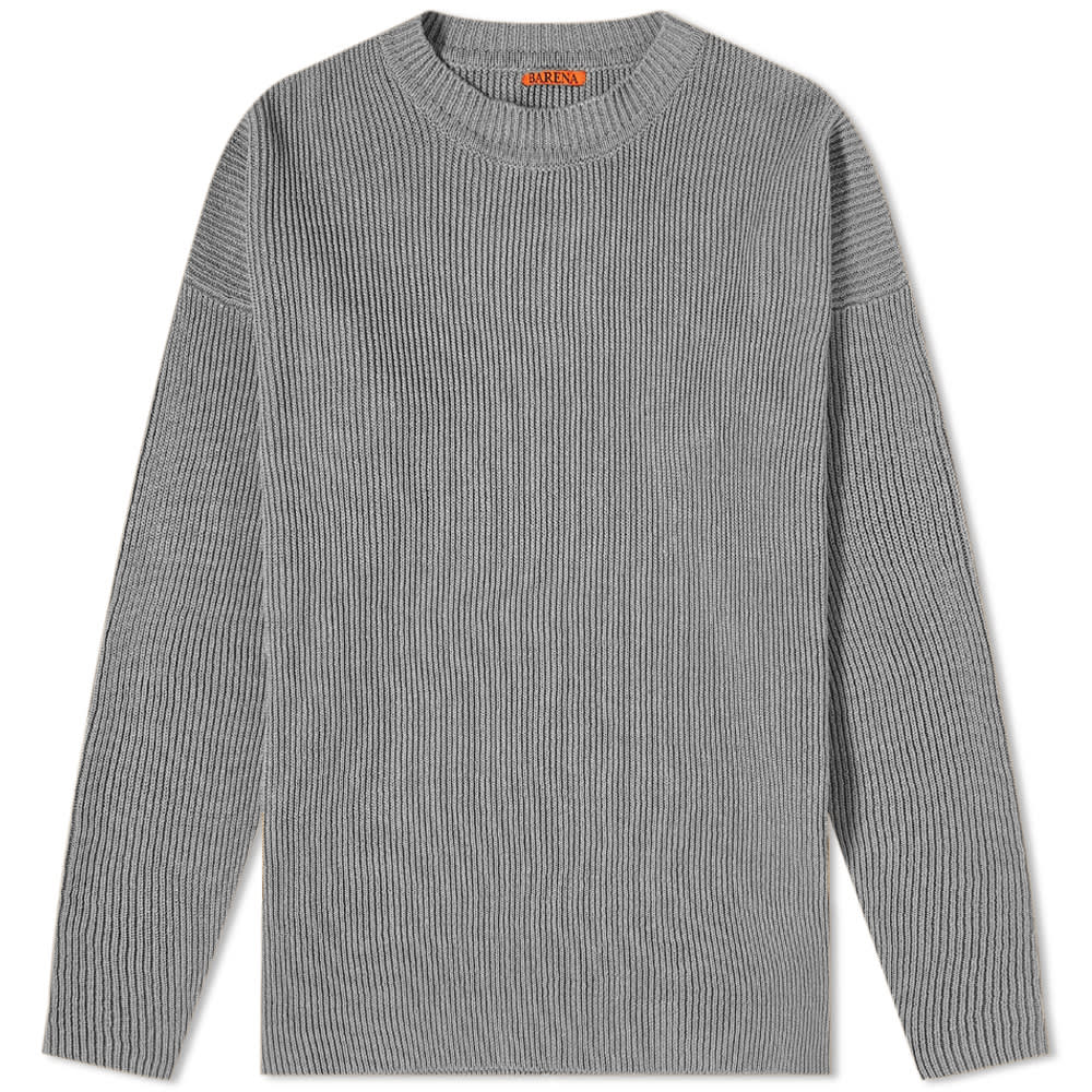 Barena Linen Mix Crew Neck Knit Grey | END.