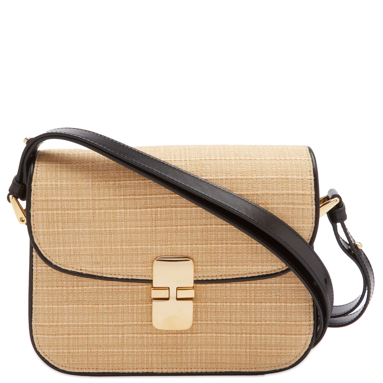 A.P.C. Grace Small Bag Beige & Black | END. (US)