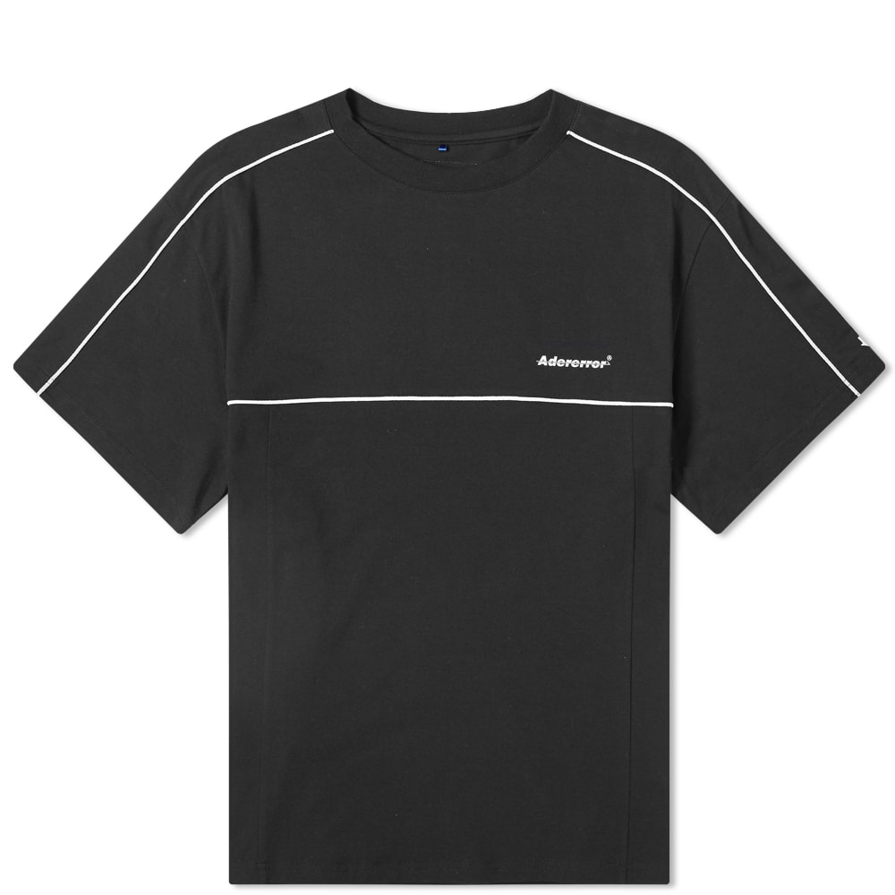 ADER error Logo Piped Tee Black | END.