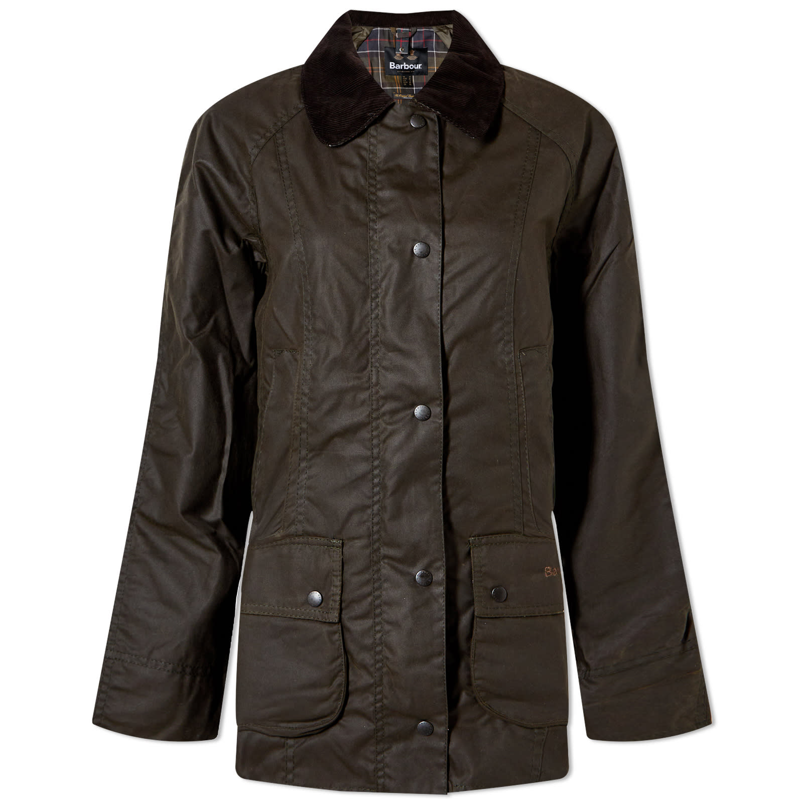 Barbour Classic Beadnell Wax Jacket Olive | END. (US)