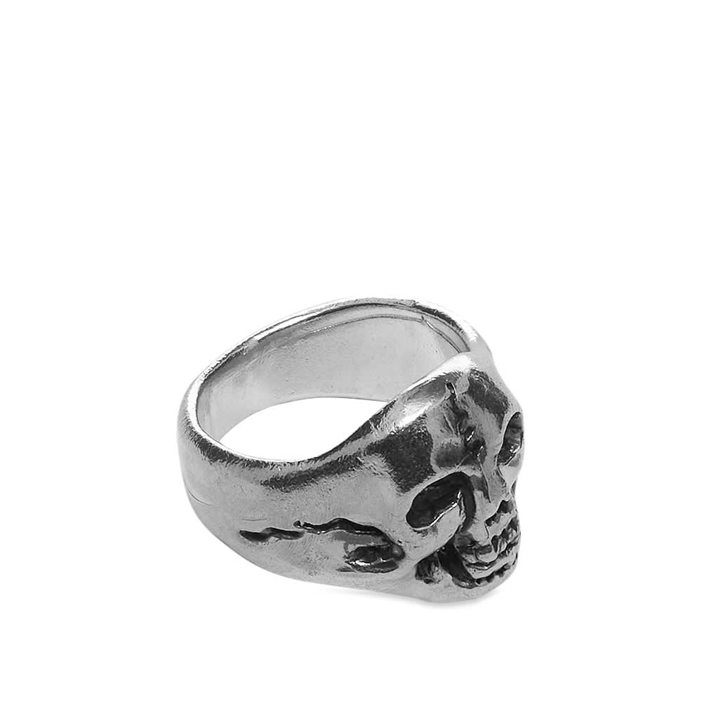 Our Legacy Cranium Ring Silver END AU our-legacy-cranium-ring-silver-end-au