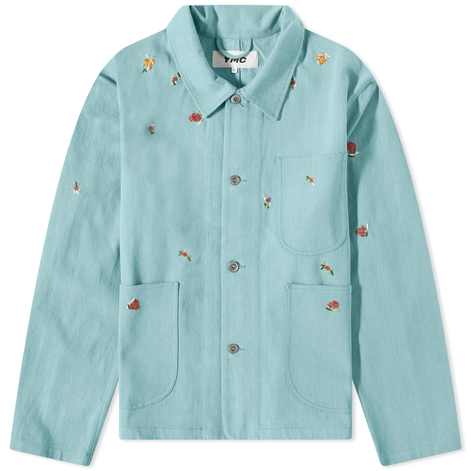 YMC Labour Chore Jacket Indigo Bleach | END. (US)