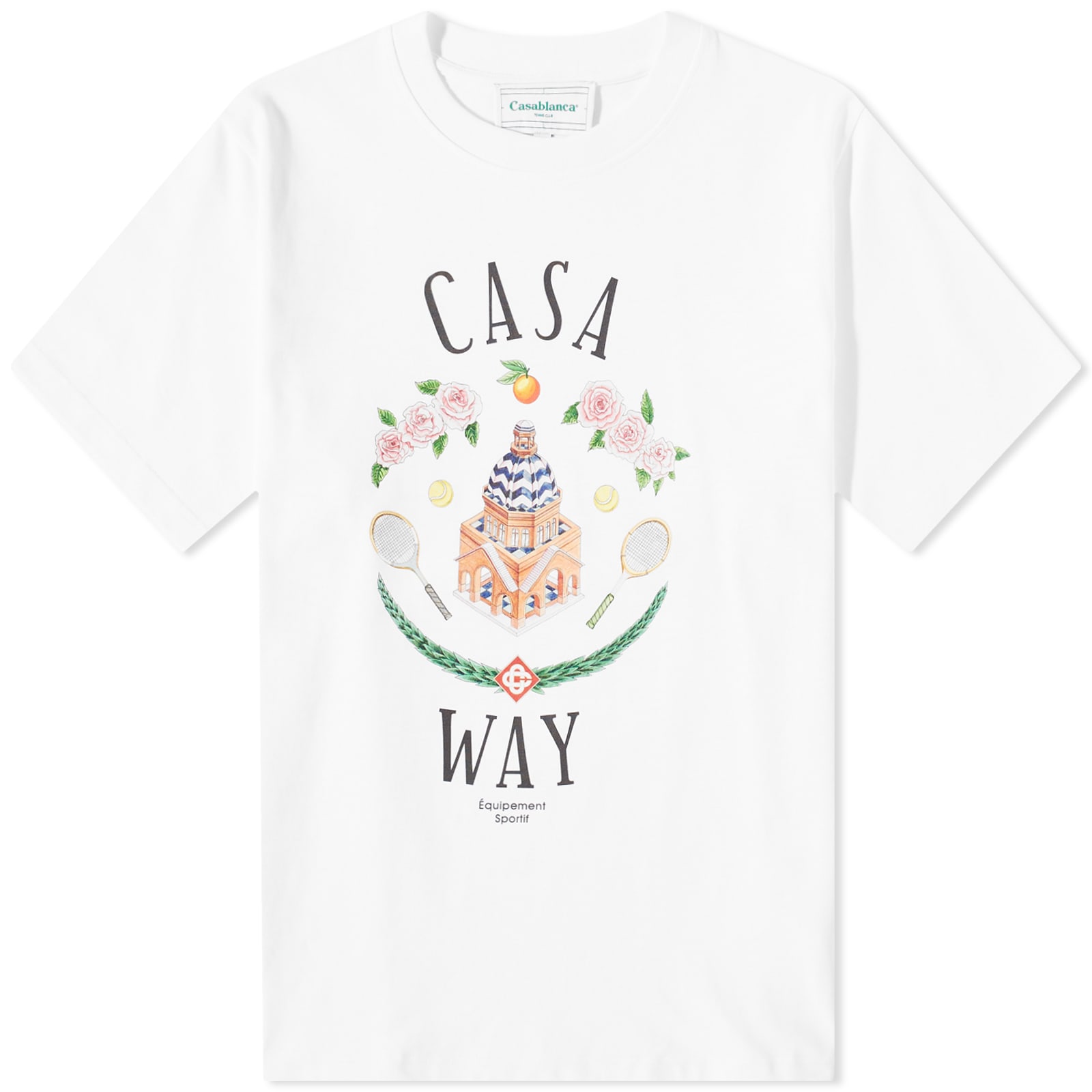 Casablanca Casa Way T-Shirt White | END. (US)
