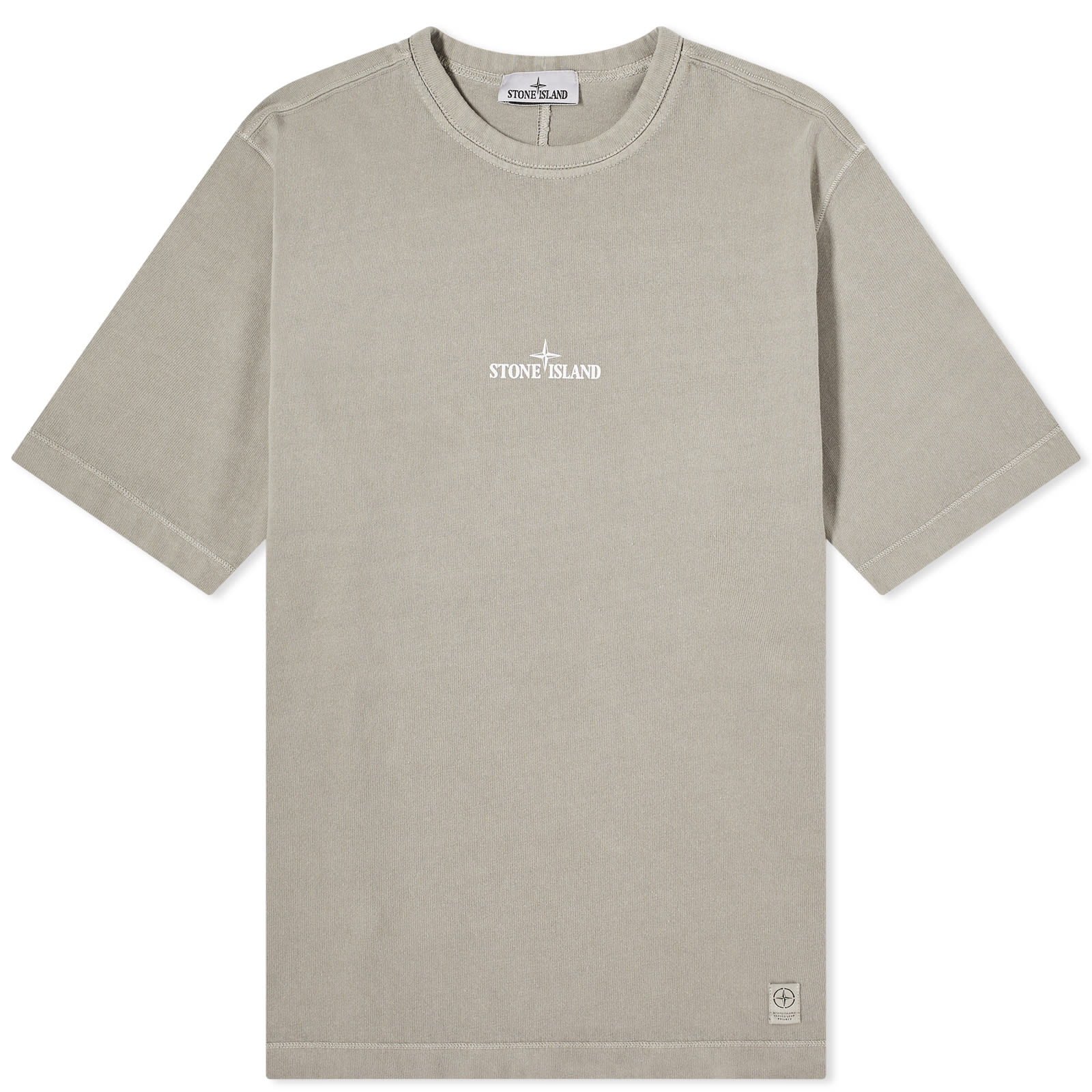 Stone Island Closed Loop Tinto Terra T-Shirt Dust | END.