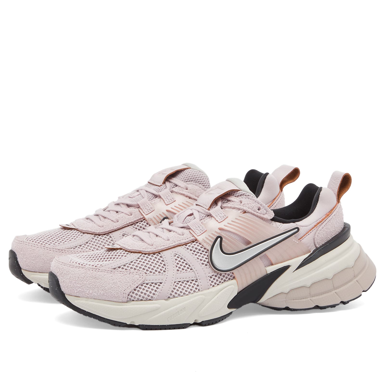 Nike W V2K Run Violet, Bone & Black | END.