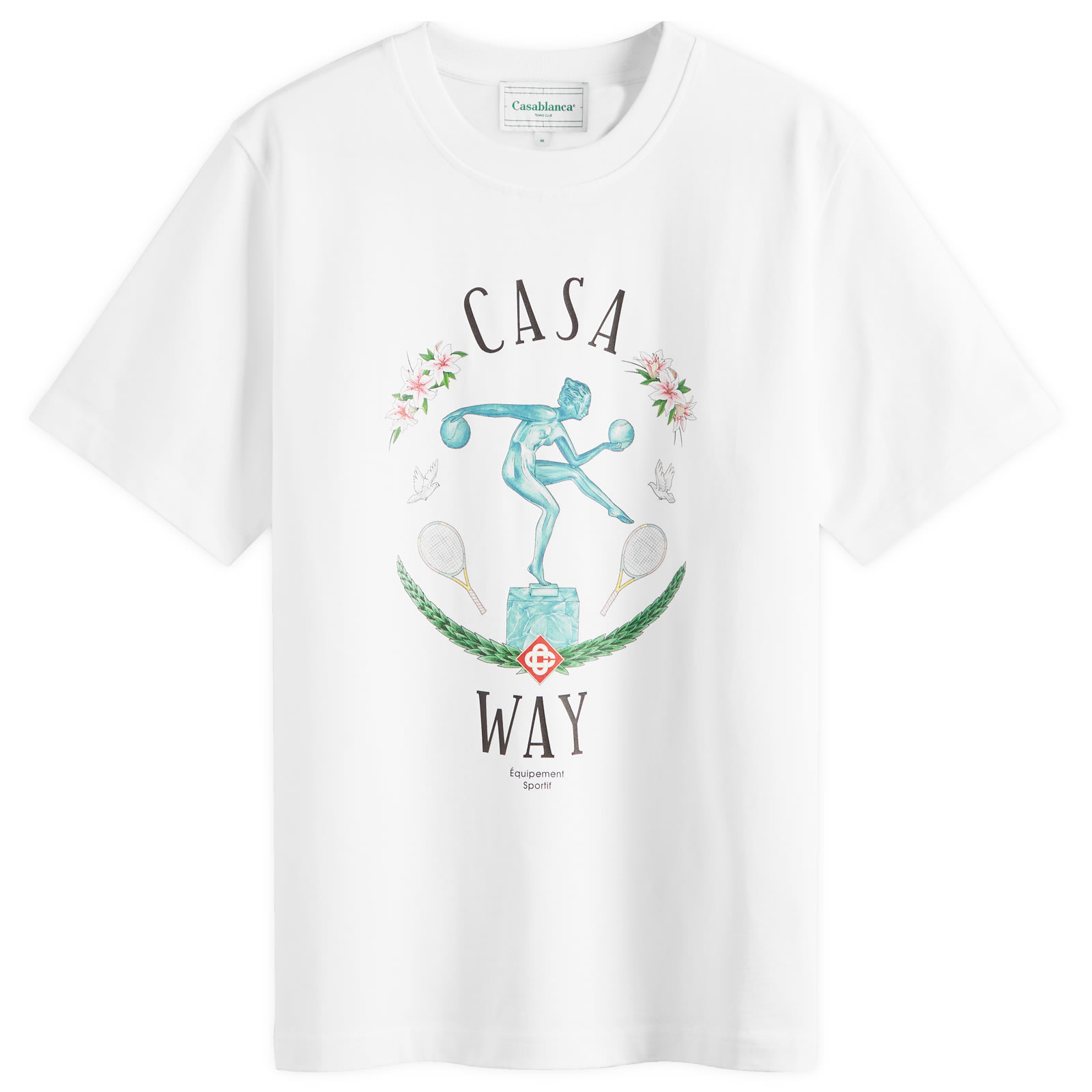 Casablanca Casa Way Statue T-Shirt White | END. (US)