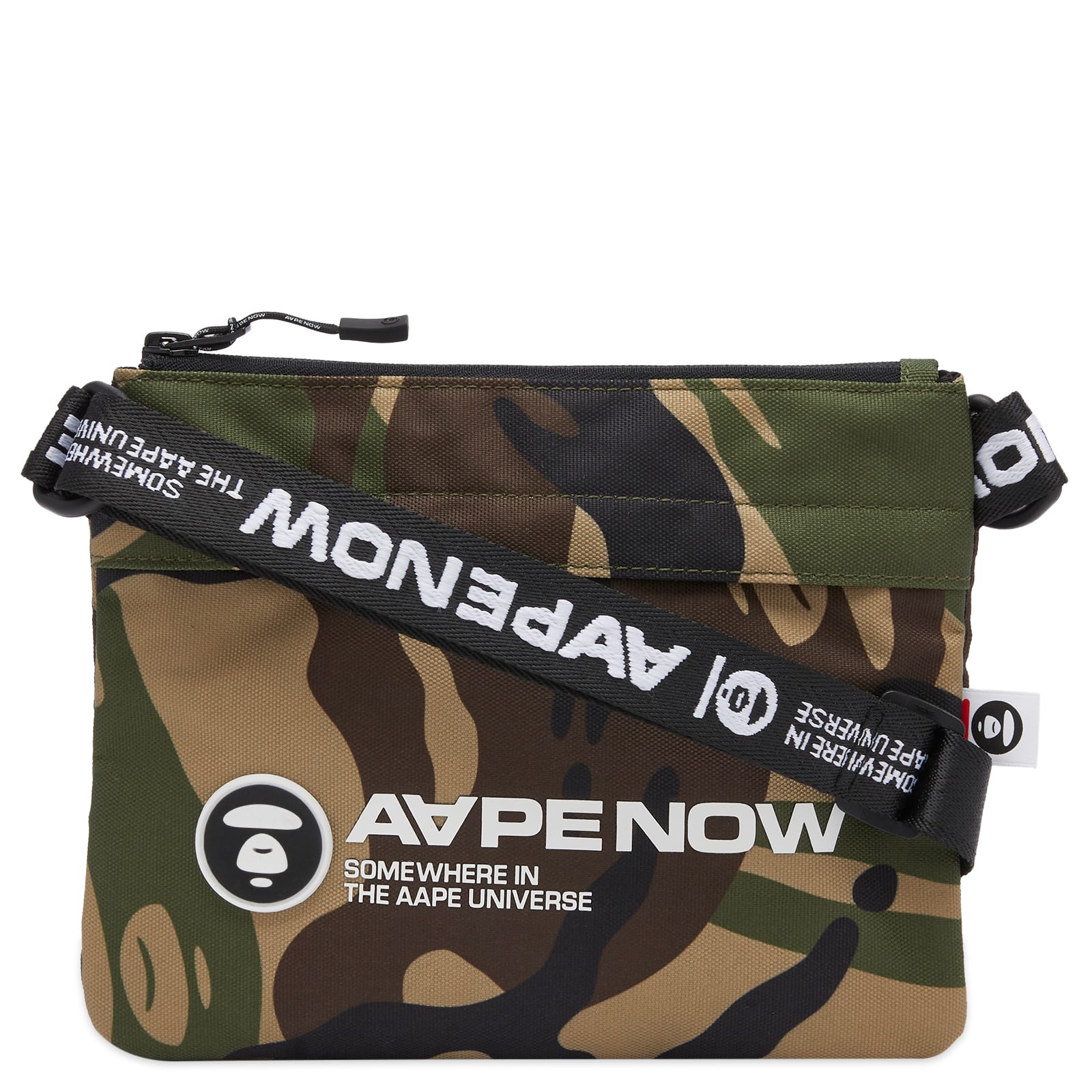 AAPE Nylon Sacoche Bag Green | END. (US)