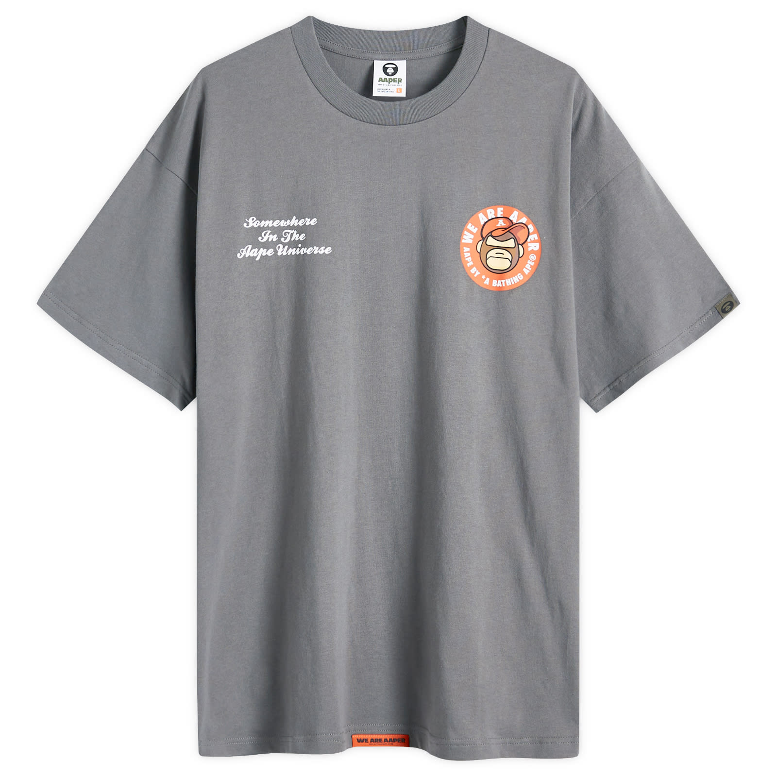 AAPE Aaper Printed T-Shirt Grey | END. (KR)