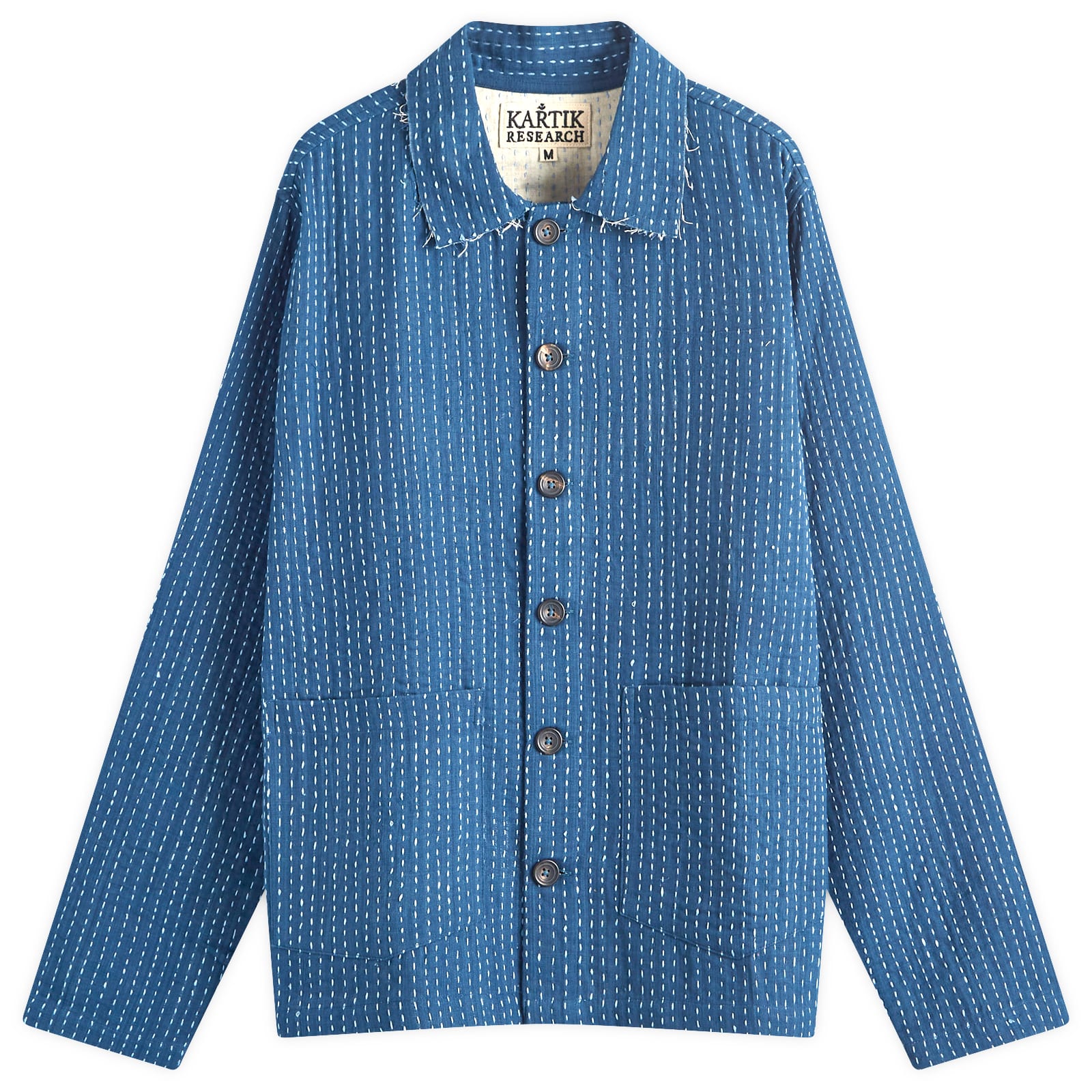 Kartik Research Indigo Dyed Jacket Indigo & Sky | END. (US)