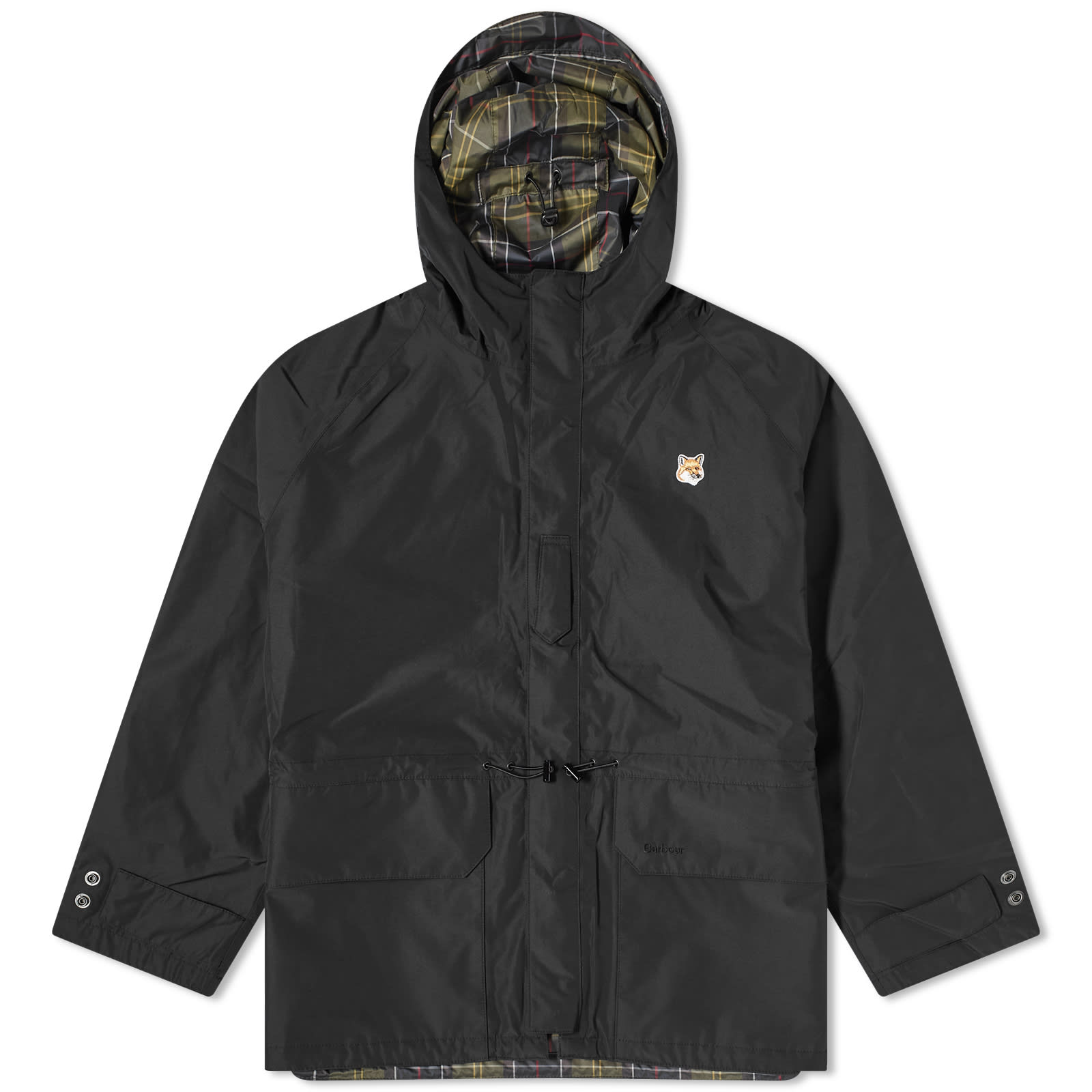 Barbour x Maison Kitsuné Reversible Military Jacket Black | END. (US)