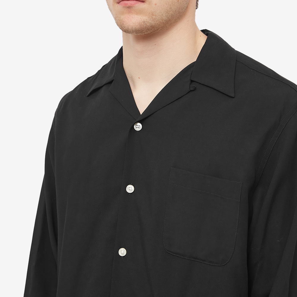 Wacko Maria Chain Stitch Logo Shirt Black | END. (US)