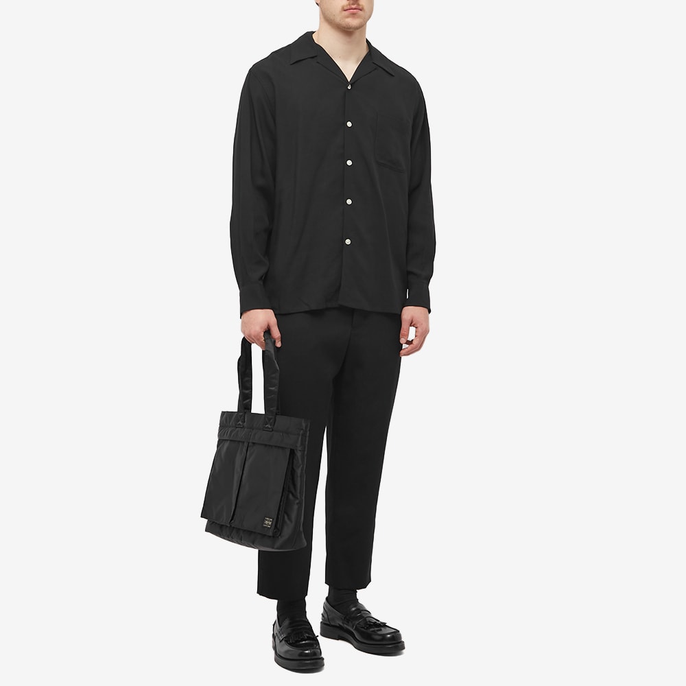 Wacko Maria Chain Stitch Logo Shirt Black | END. (US)