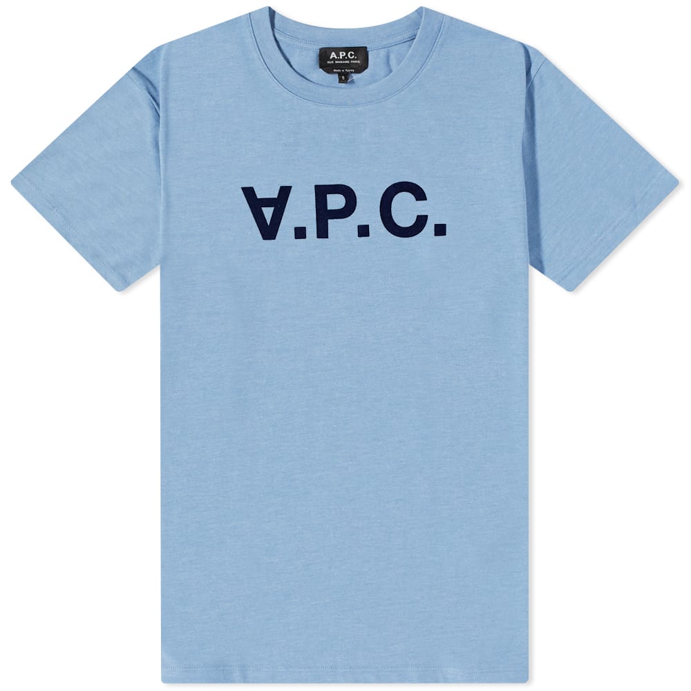 A.P.C. Vpc Logo T-Shirt Steel Blue | END. (KR)
