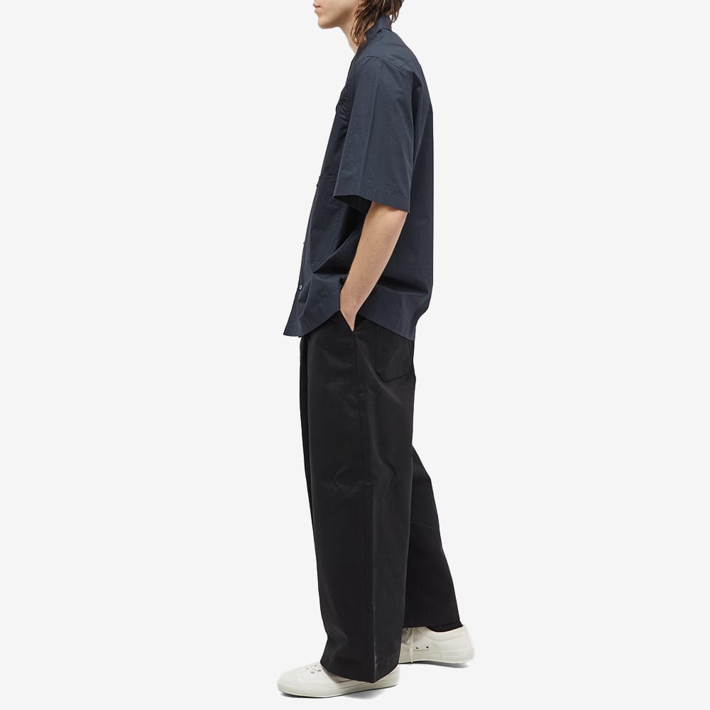Studio Nicholson Sorte Deep Pleat Volume Twill Pant Black | END. (UK)