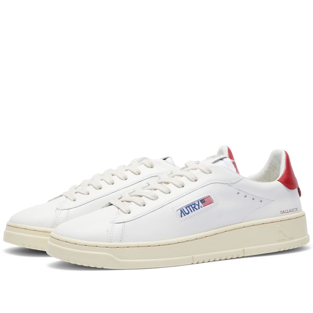 Autry Dallas Low White & Red | END.