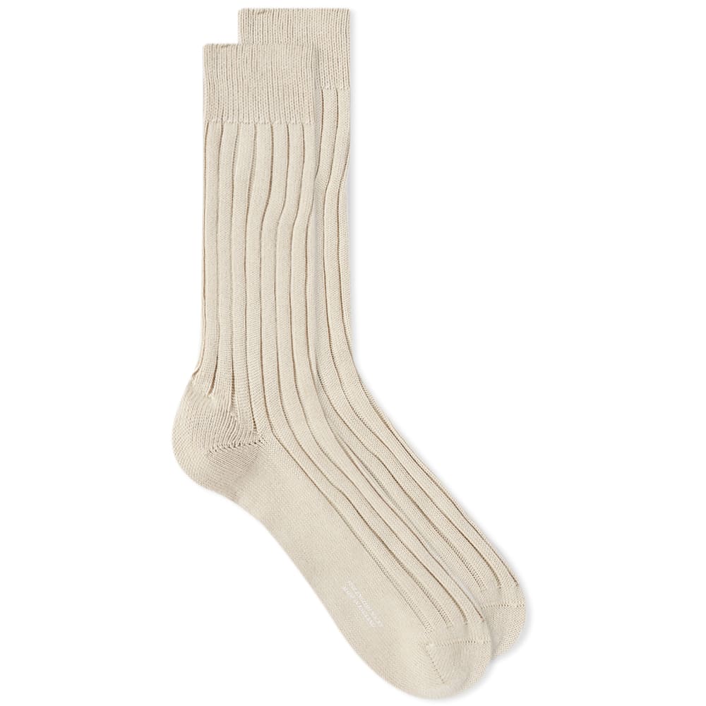 Margaret Howell Cotton Ribbed Sock Calico | END. (GB)