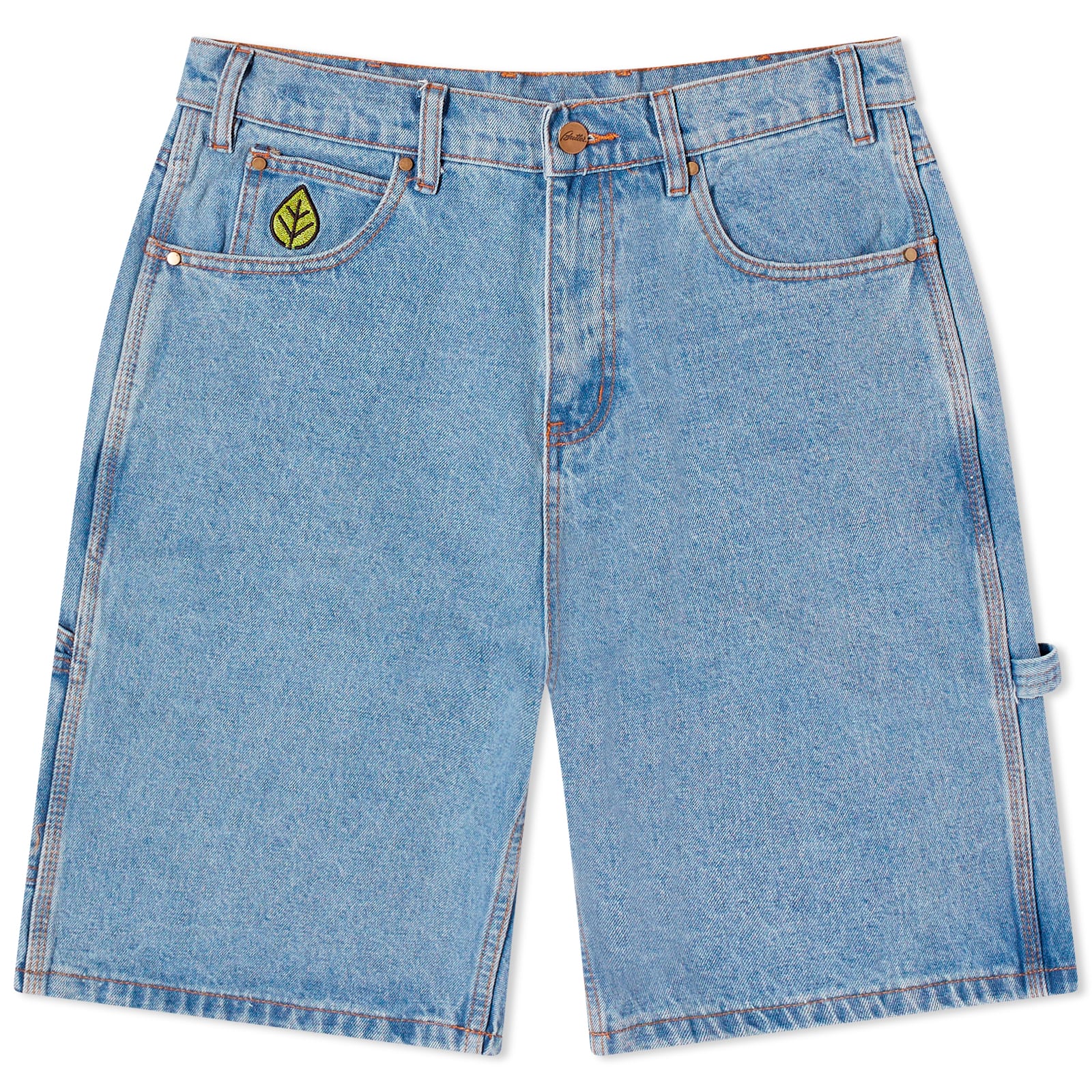 Butter Goods Weathergear Heavyweight Denim Shorts Washed Indigo | END. (GB)