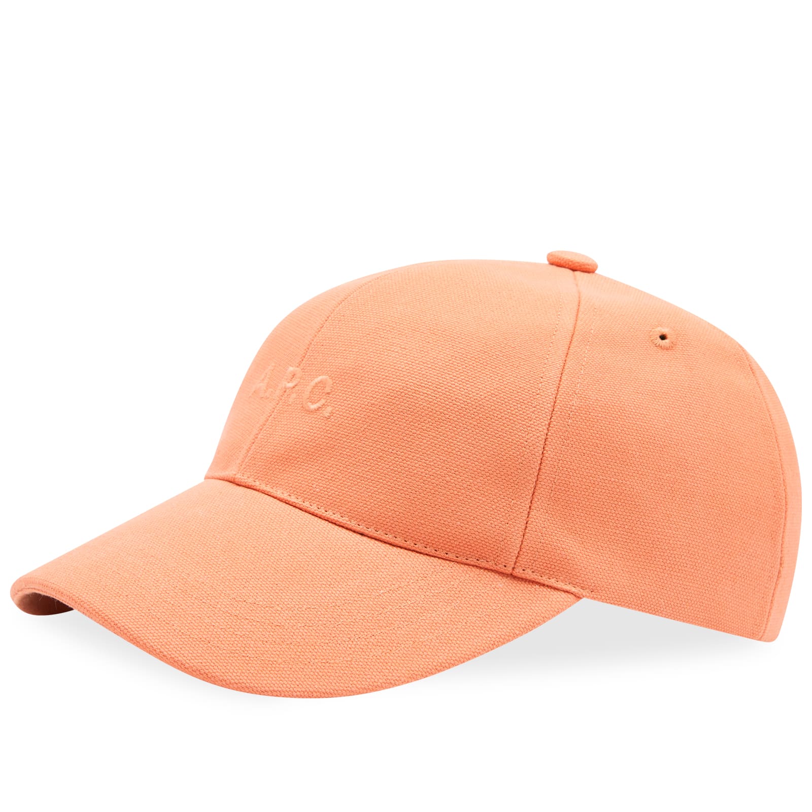 A.P.C. Charlie Logo Cap Orange | END. (US)