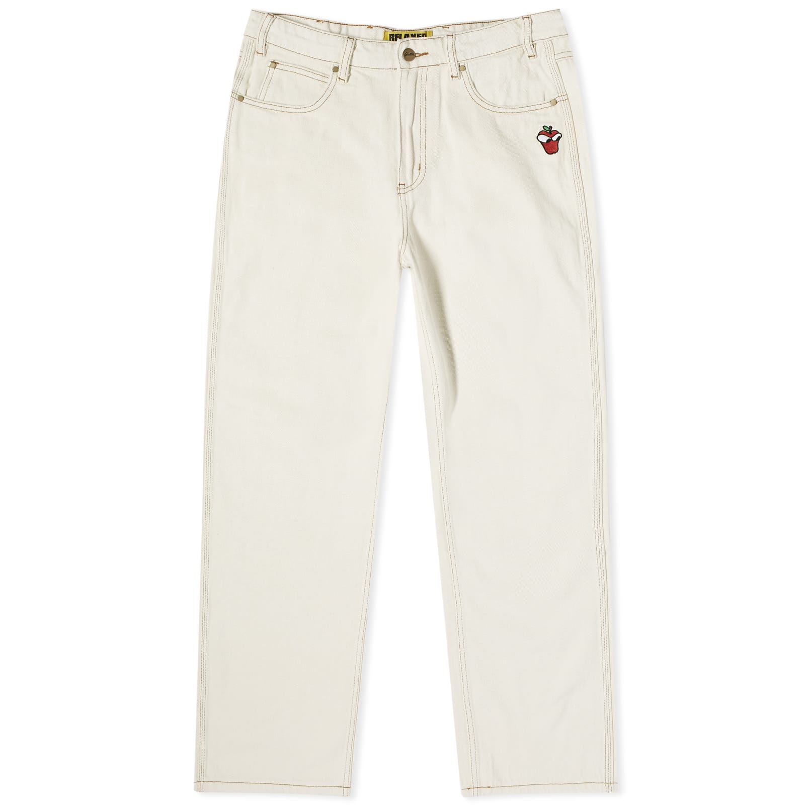 Butter Goods Big Apple Relaxed Denim Jeans Bone | END. (GB)