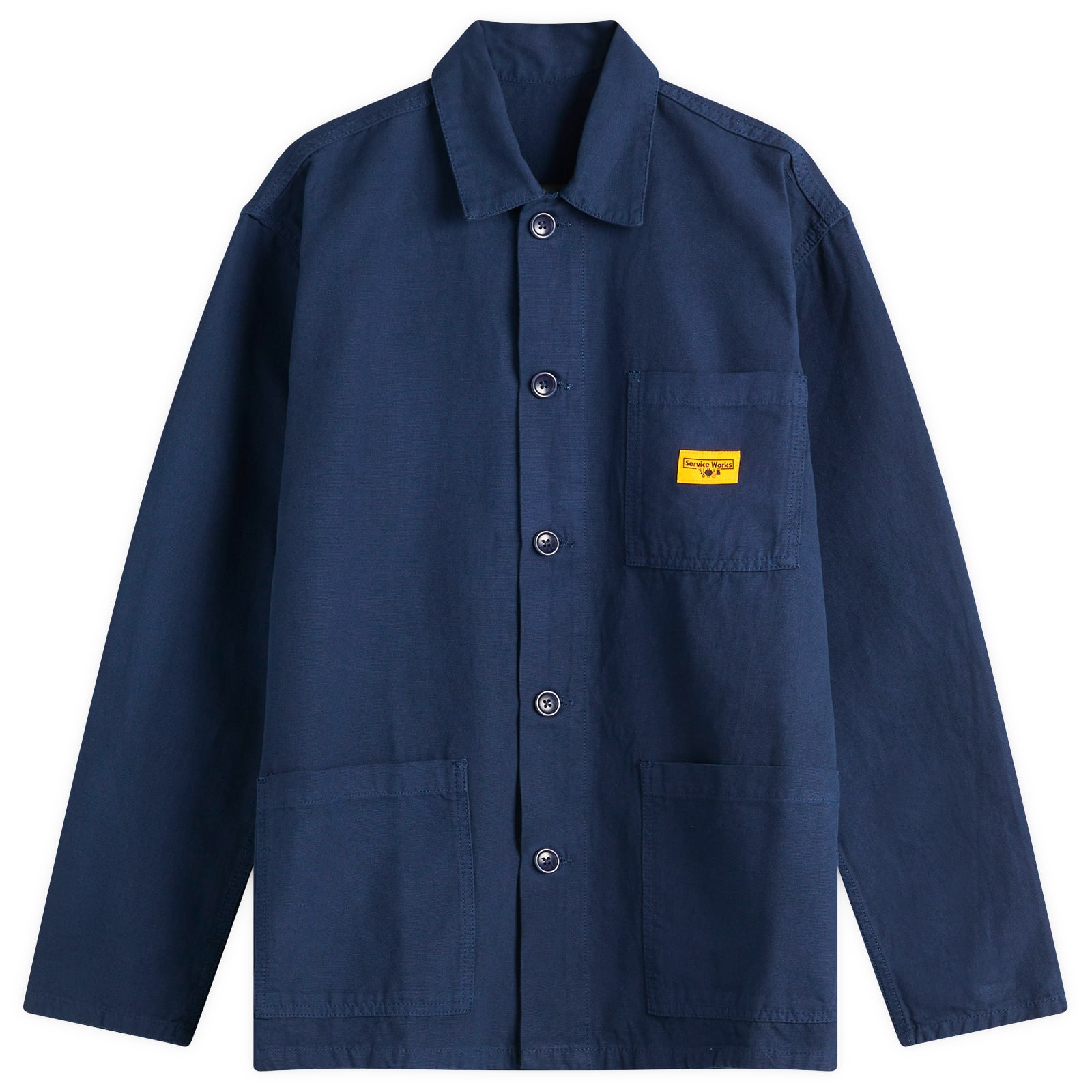 Service Works Canvas Chore Shirt Navy | END. (GB)