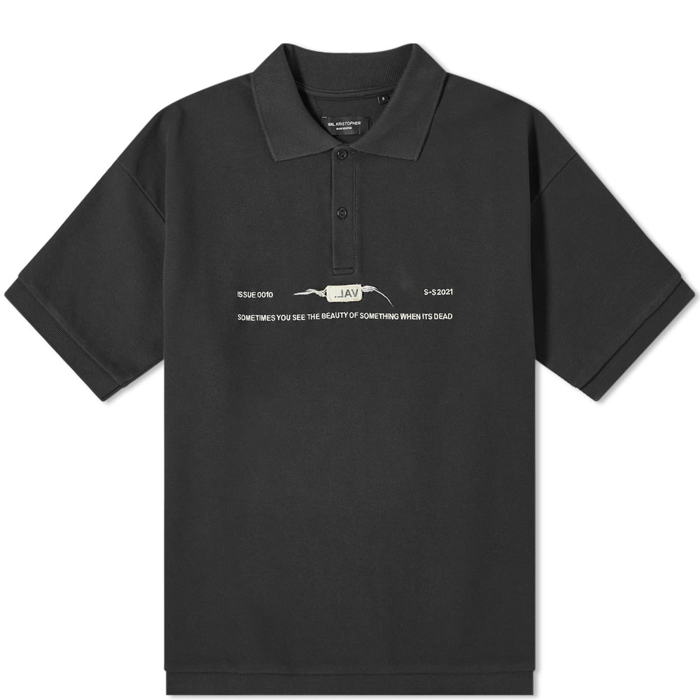 Val Kristopher Logo Polo Black | END. (US)