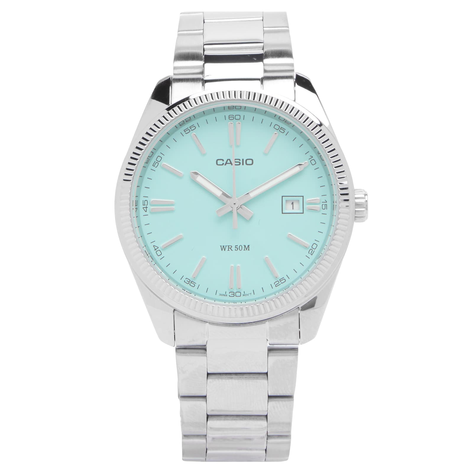 Casio Vintage MTP-1302 Watch Silver & Blue | END. (US)