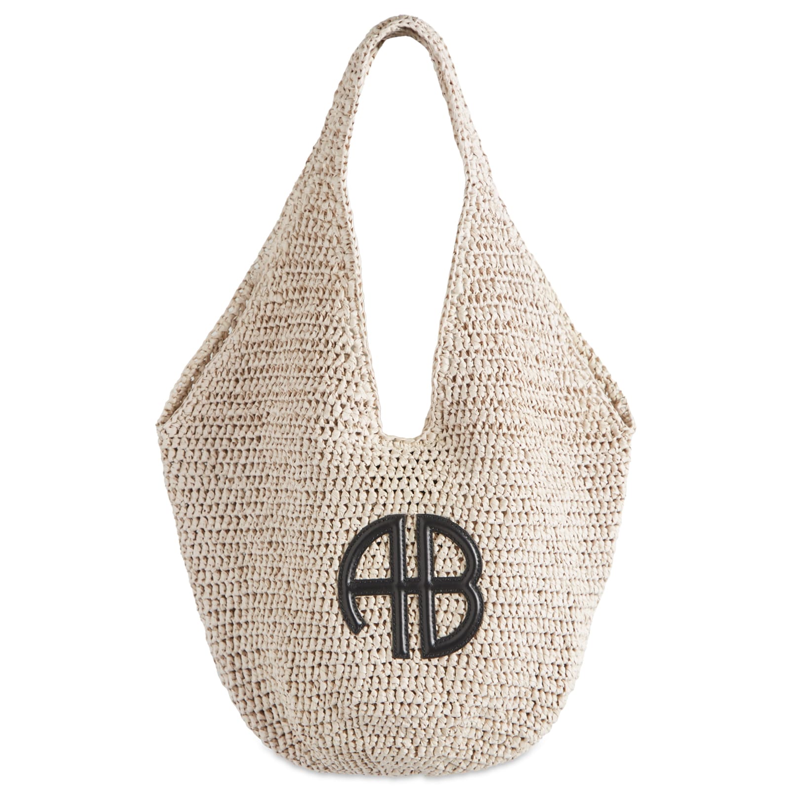 Anine Bing Small Hobo Leag Bag Tan | END.