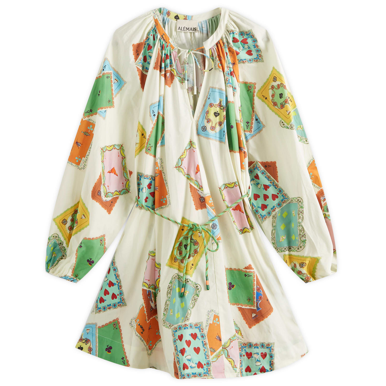 Alemais Rummy Long Sleeve Mini Dress Multi | END. (US)