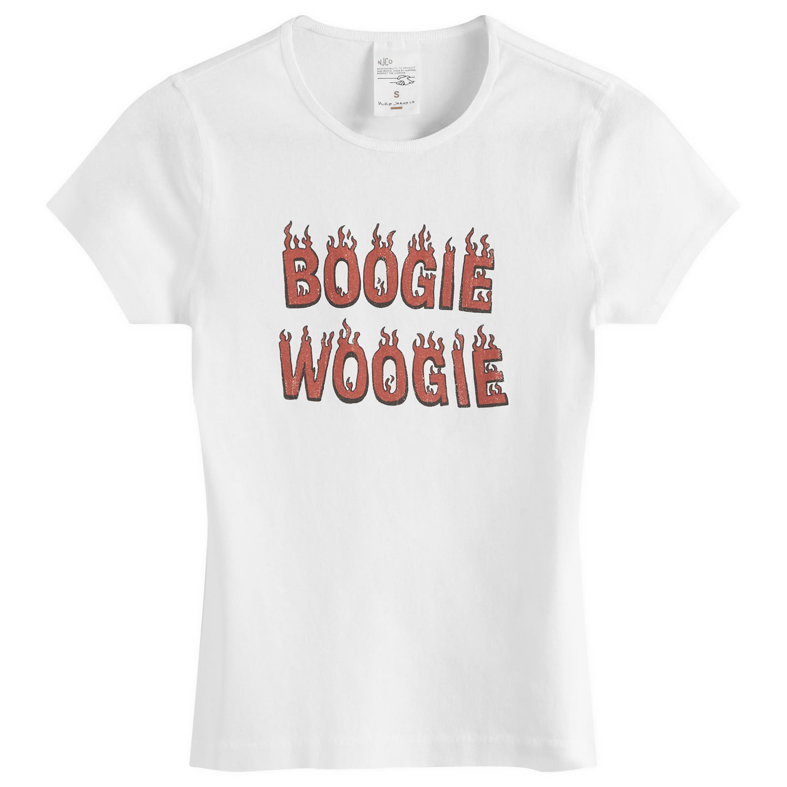 Nudie Eve Boogie Woogie T-Shirt Off White | END. (AU)