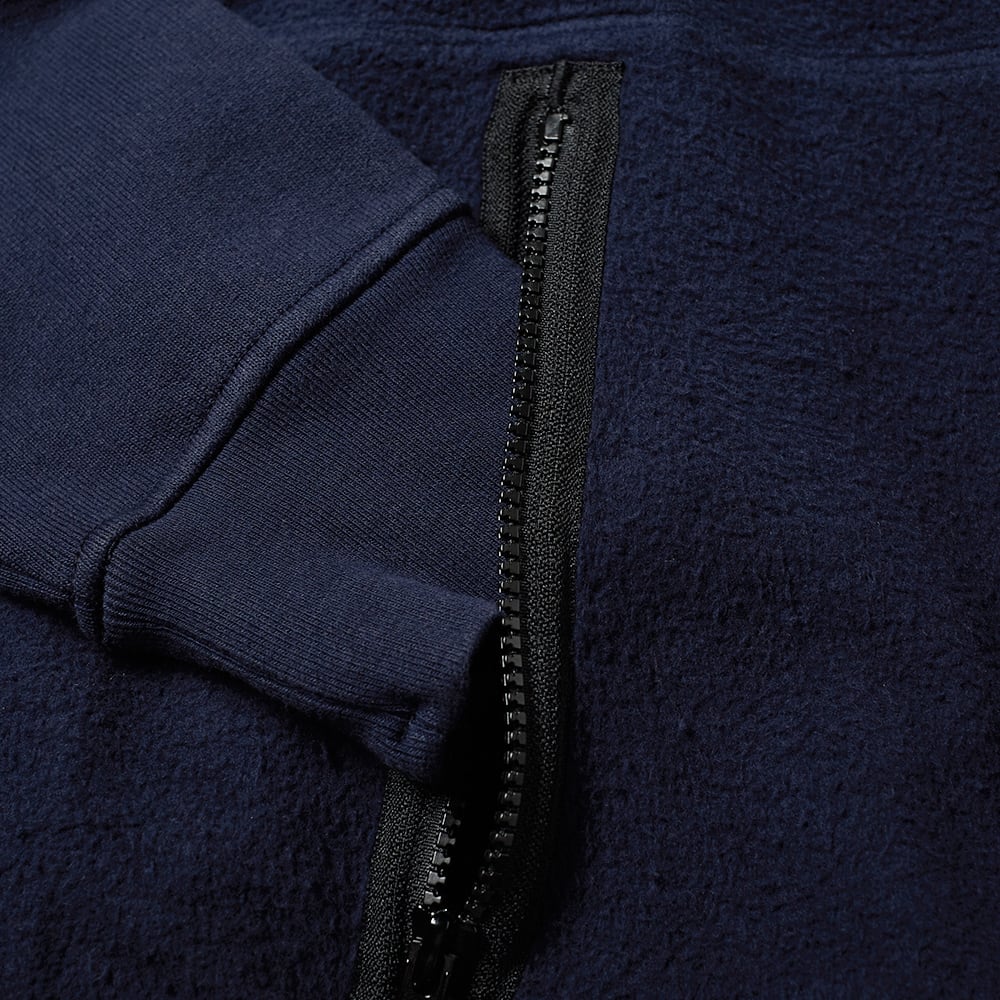 Stone Island Shadow Project Gauzed Heavy Fleece Bomber Navy | END. (US)