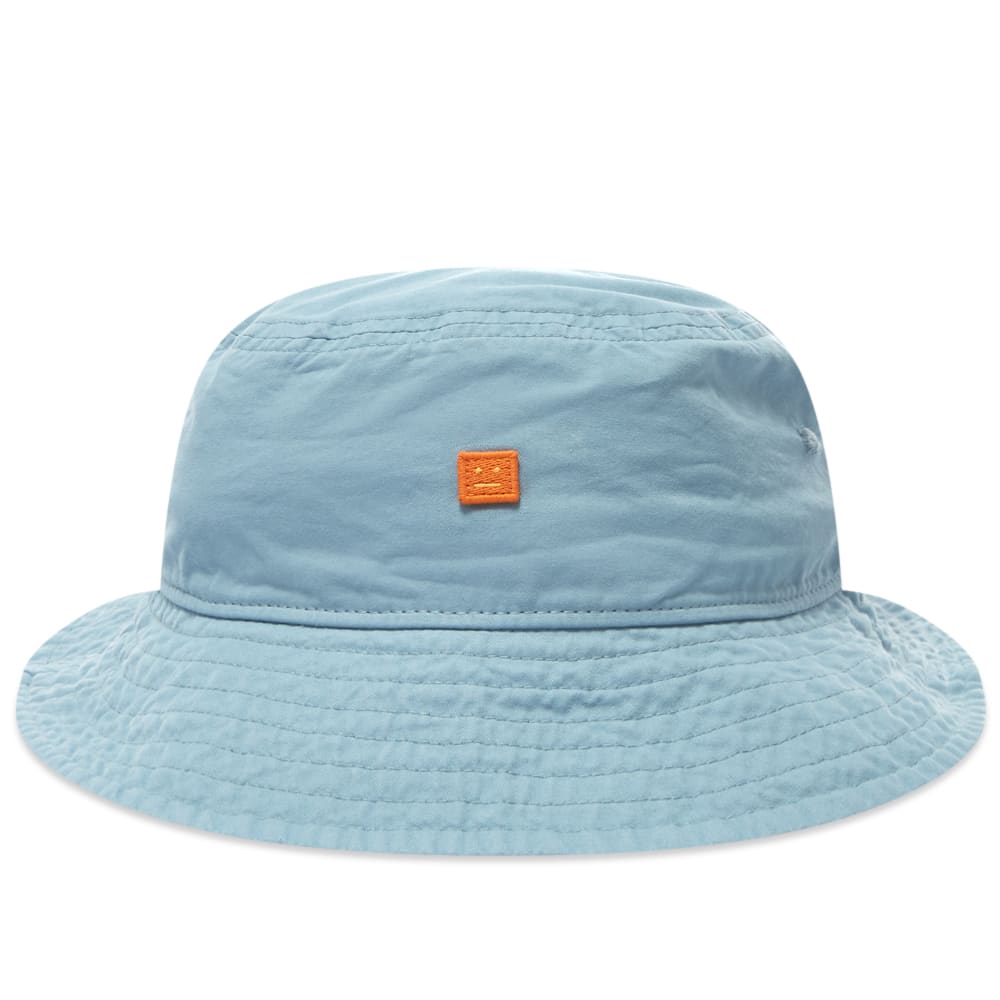 Acne Studios Buko Fade Face Bucket Hat Dusty Blue | END.