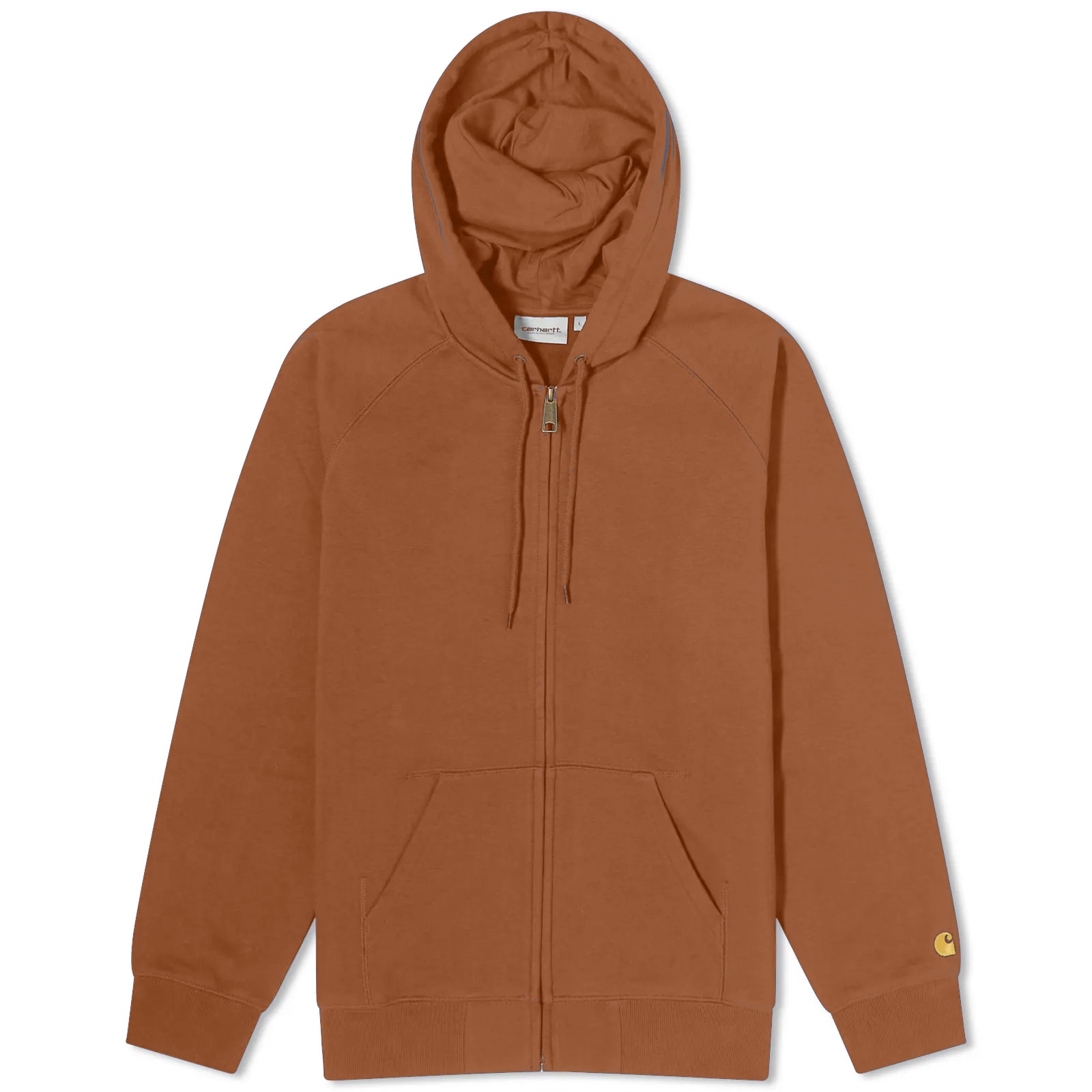 Carhartt WIP Hooded Chase Jacket Tamarind & Gold | END. (GB)