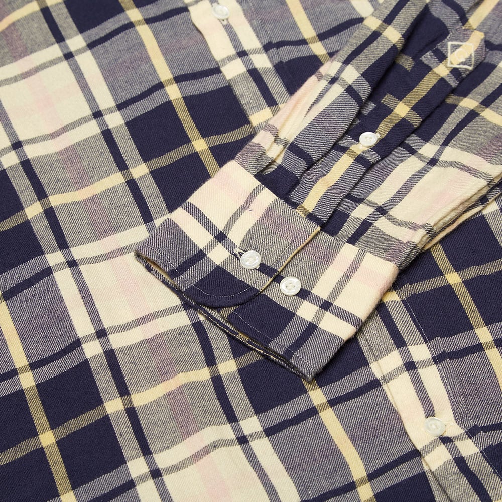 GANT Rugger Windblown Flannel Madras Check Shirt Storm Blue | END. (BE)