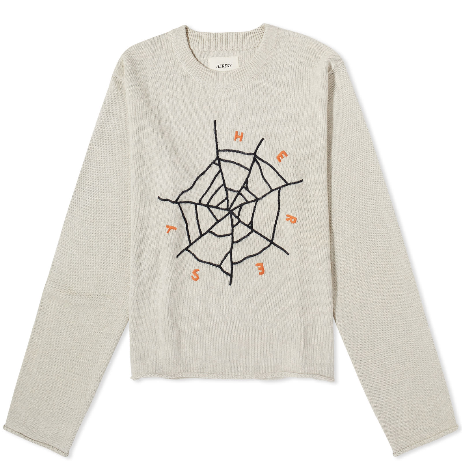 Heresy Cobweb Crew Knit Oatmeal | END. (AU)
