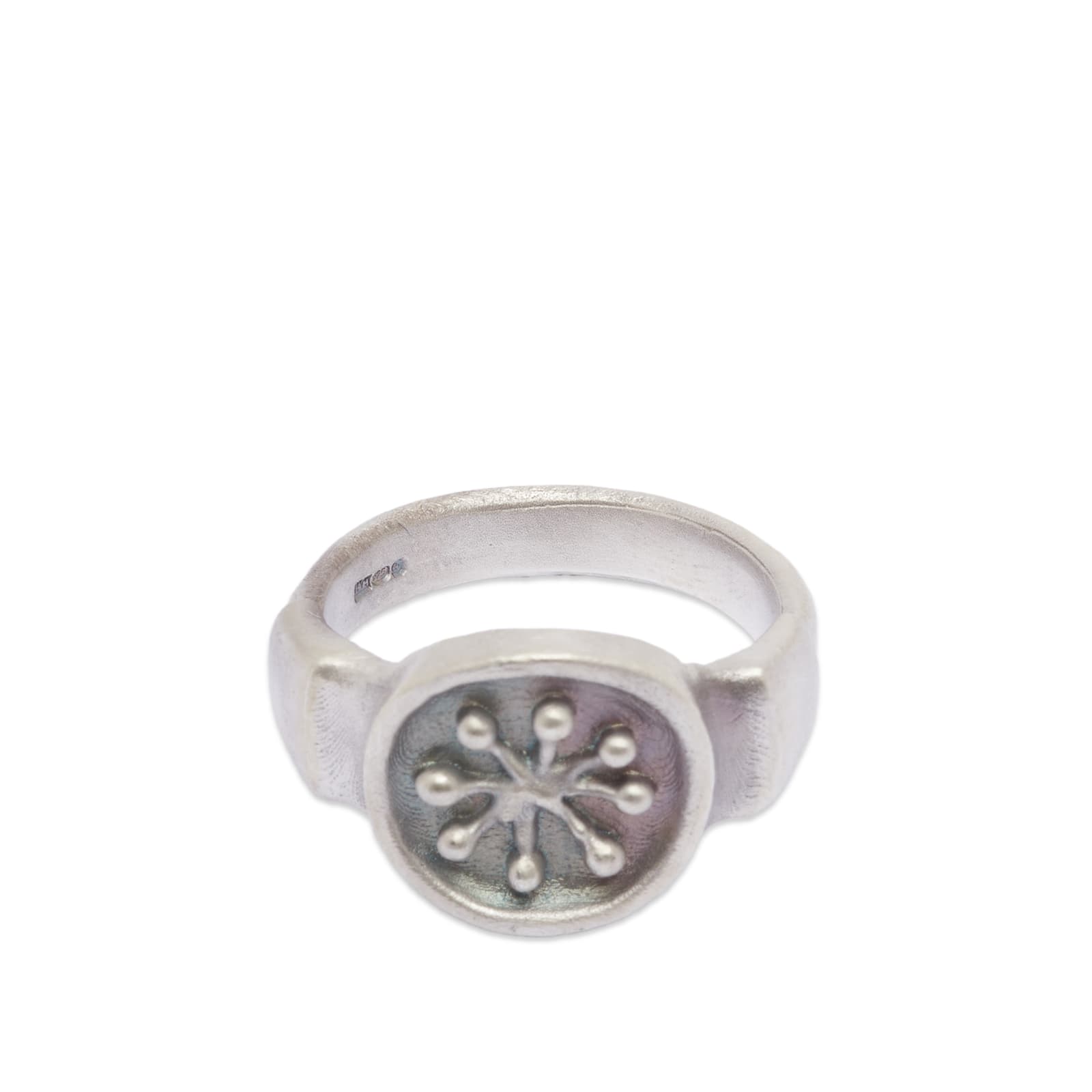 Heresy Seal Ring Oxidised Silver | END. (GB)