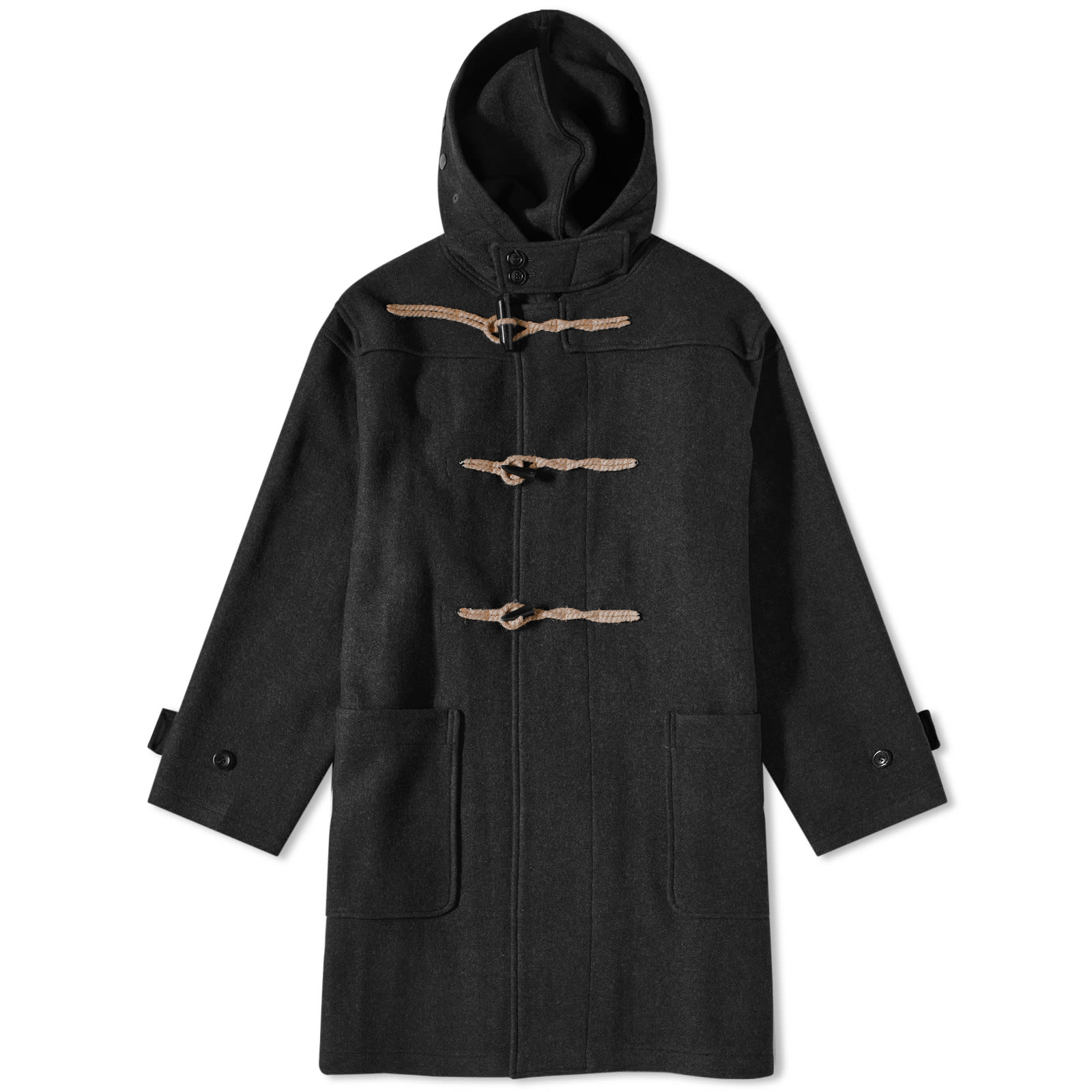 A.P.C. x JW Anderson Colin Wool Duffle Coat Black | END. (KR)