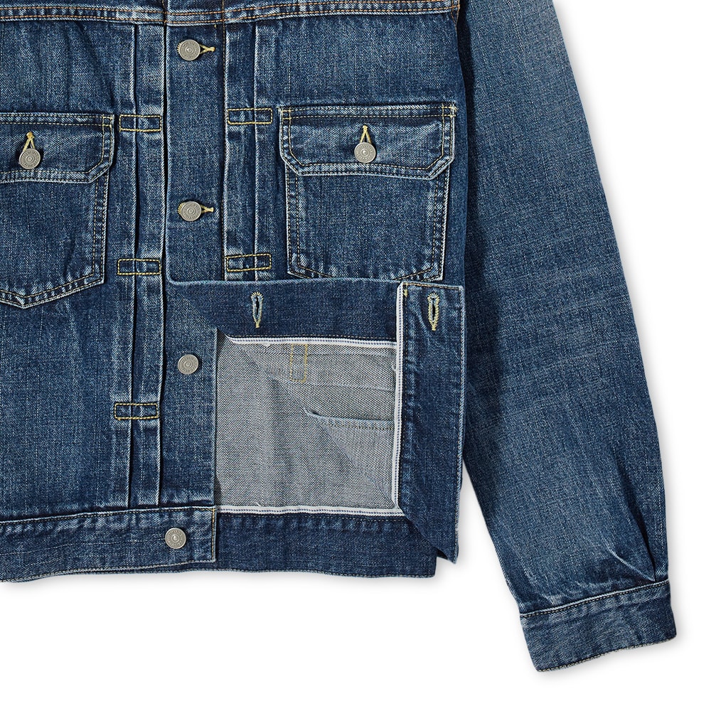 Visvim Ss101 Damaged Denim Jacket Blue | END.