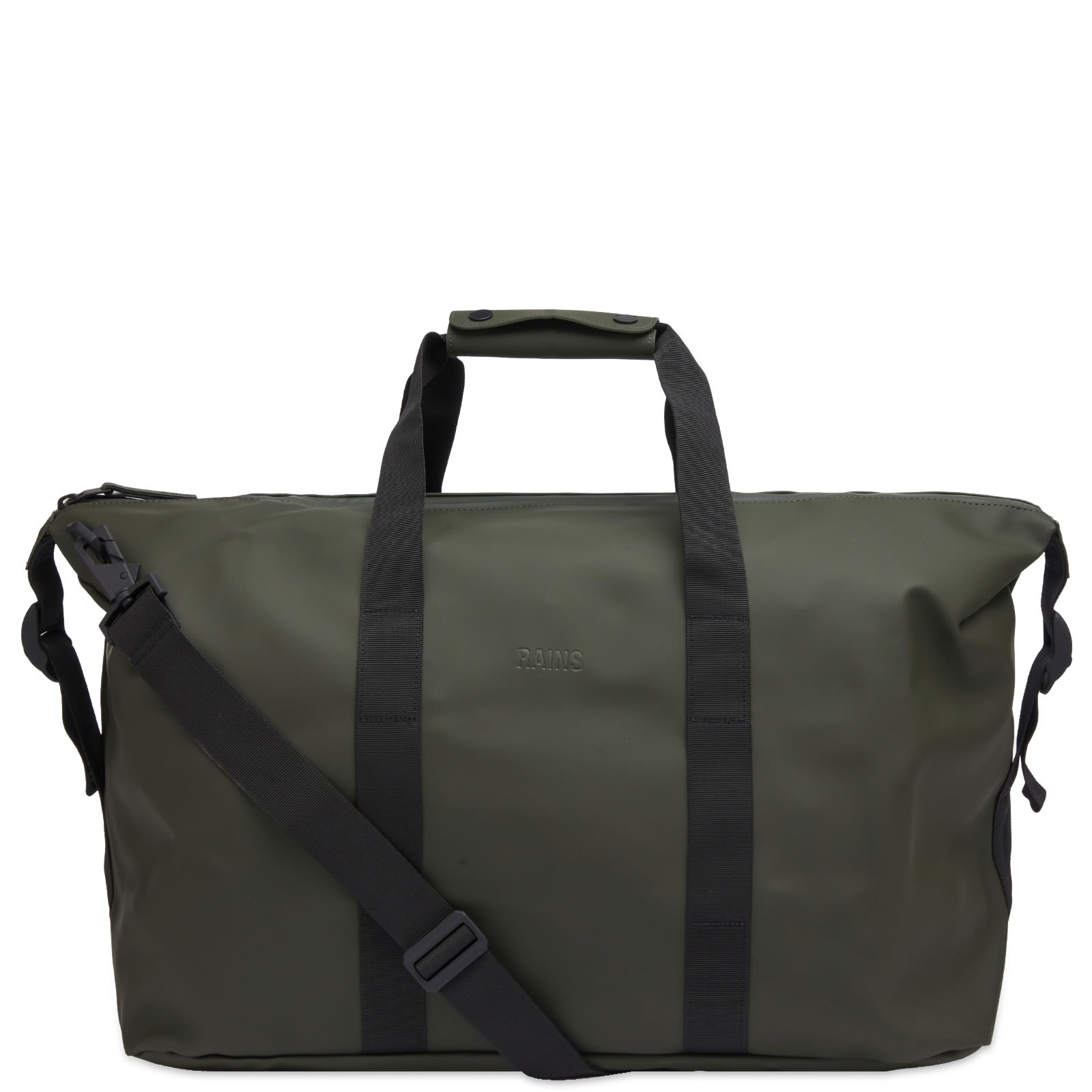 RAINS Hilo Weekend Bag Green | END. (US)