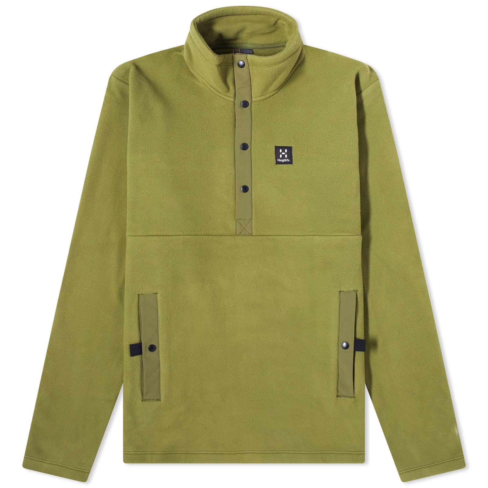 Haglofs Mora Mid Snap Fleece Olive Green | END. (US)