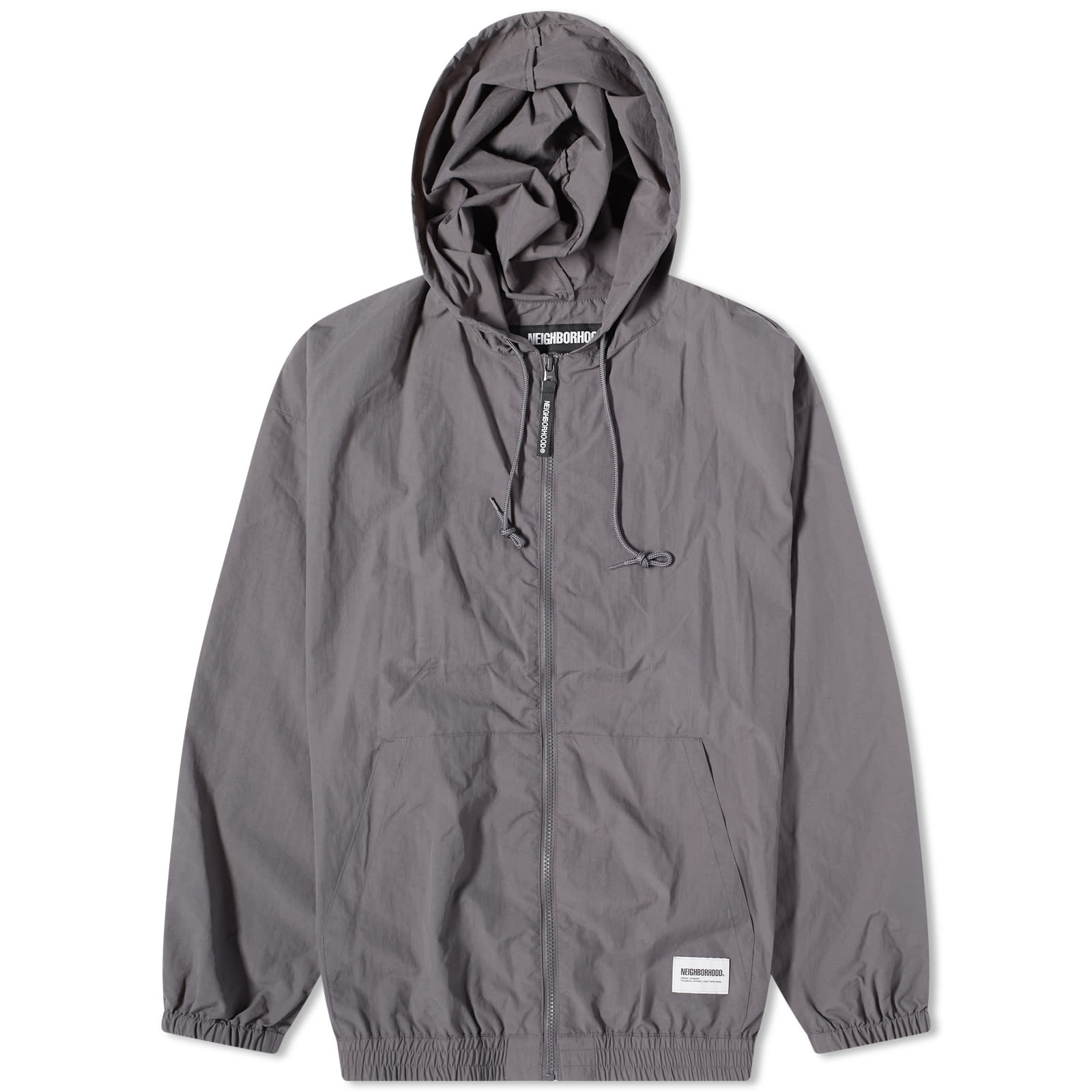 Neighborhood Hooded Zip Up Jacket Grey | END. (US)