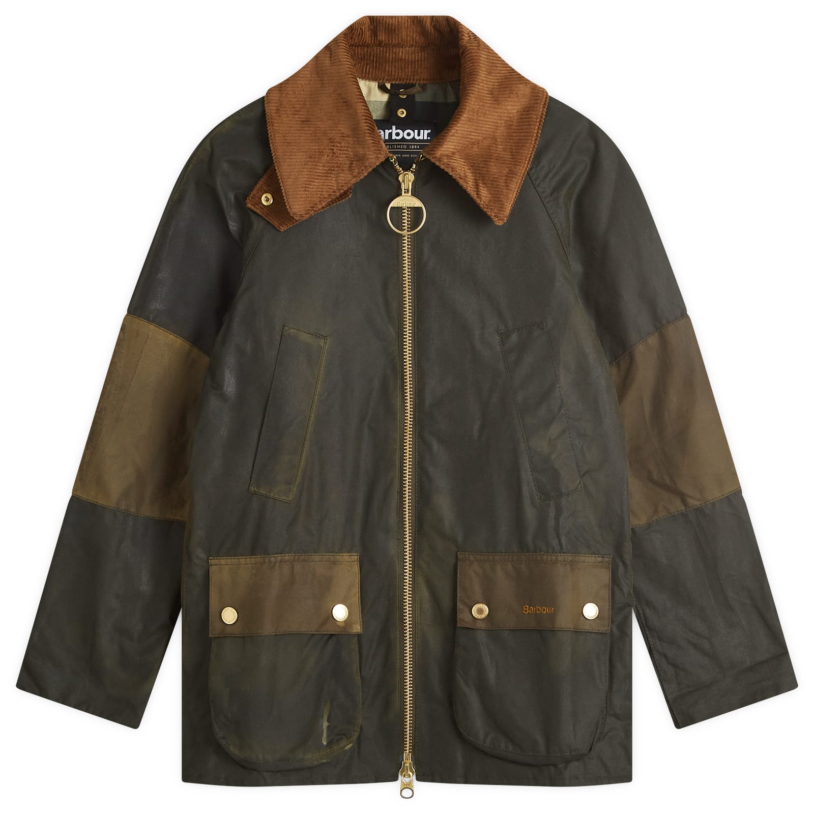 Barbour Allerston Wax Jacket Archive Olive & Beech & Ancient | END. (GB)