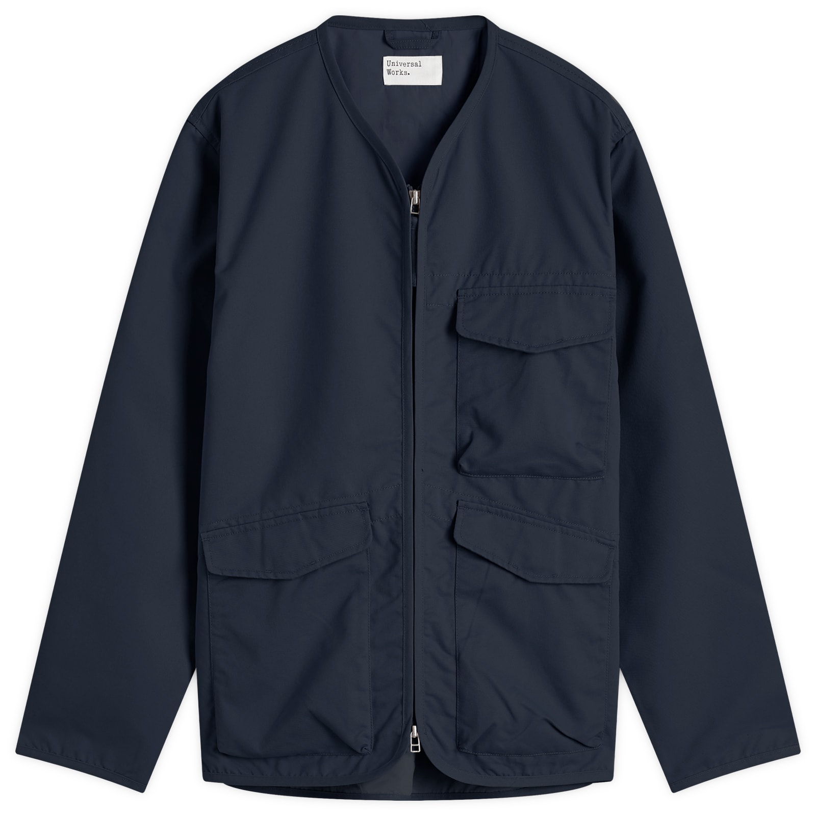 Universal Works Brushed Polytech Parachute Liner Jacket Navy | END. (US)