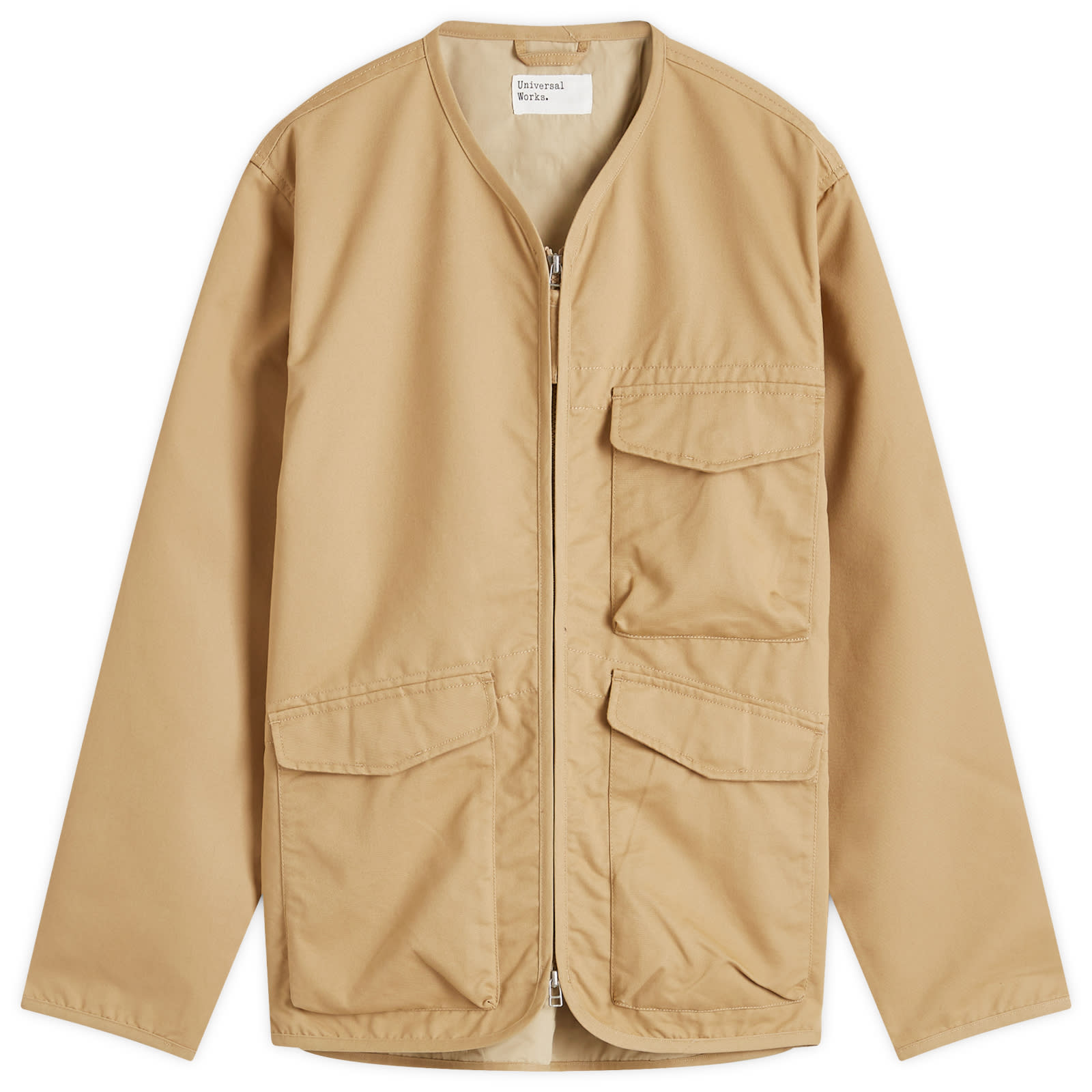 Universal Works Brushed Polytech Parachute Liner Jacket Sand | END. (US)