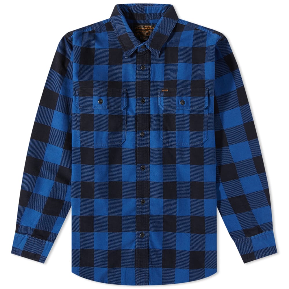 Filson Field Flannel Shirt Cobalt | END. (US)